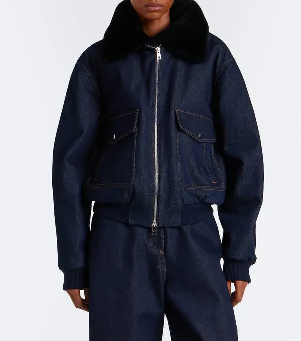 Givenchy Denim Blouson Jacket