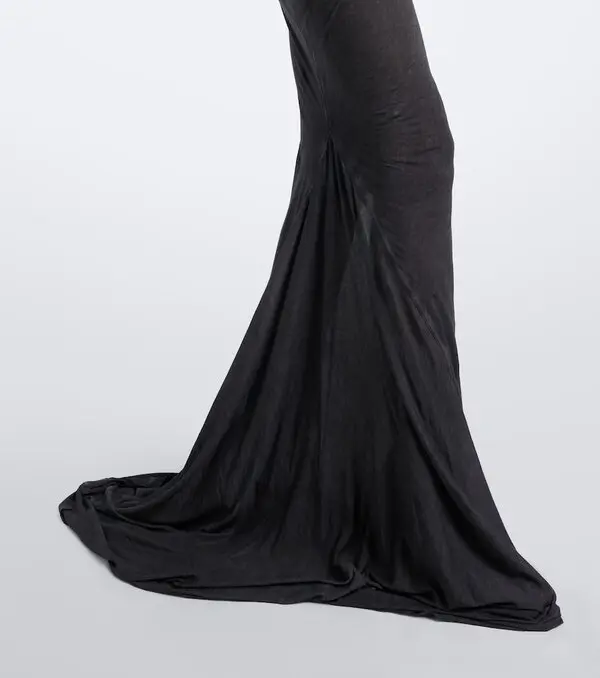 Rick Owens Edfu Cotton Jersey Gown