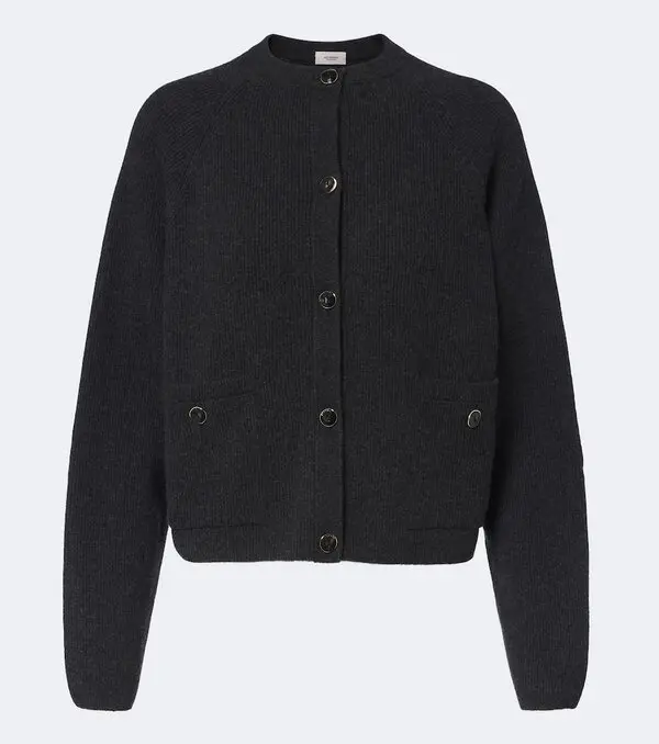 Agnona Ribbed-knit Cashmere Cardigan