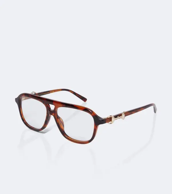 Gucci Horsebit Navigator Glasses