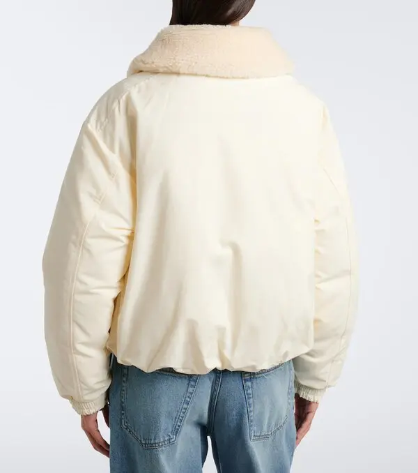 Polo Ralph Lauren Teddy-trimmed Cropped Blouson Jacket