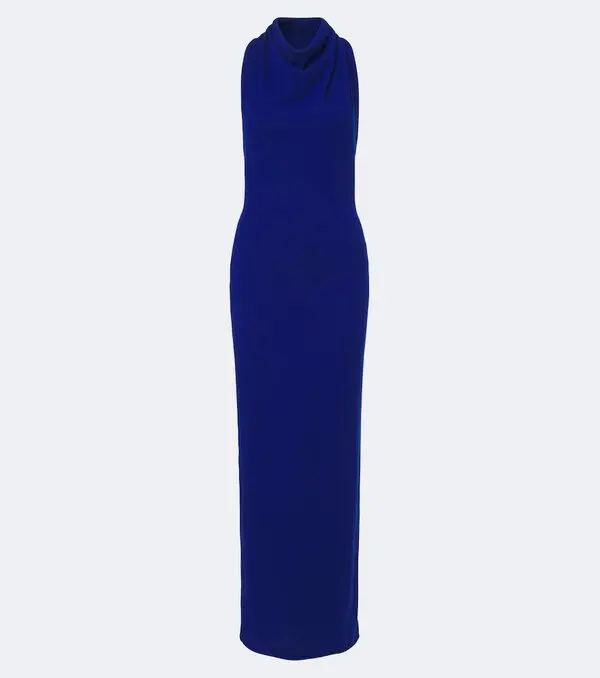 Givenchy Draped Gown - Blue