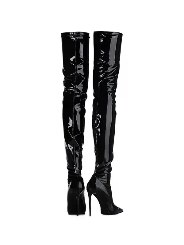 LE SILLA Eva Thigh-high Boots - Black