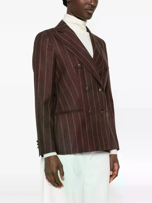 BARBA NAPOLI Pinstripe Double-breasted Blazer