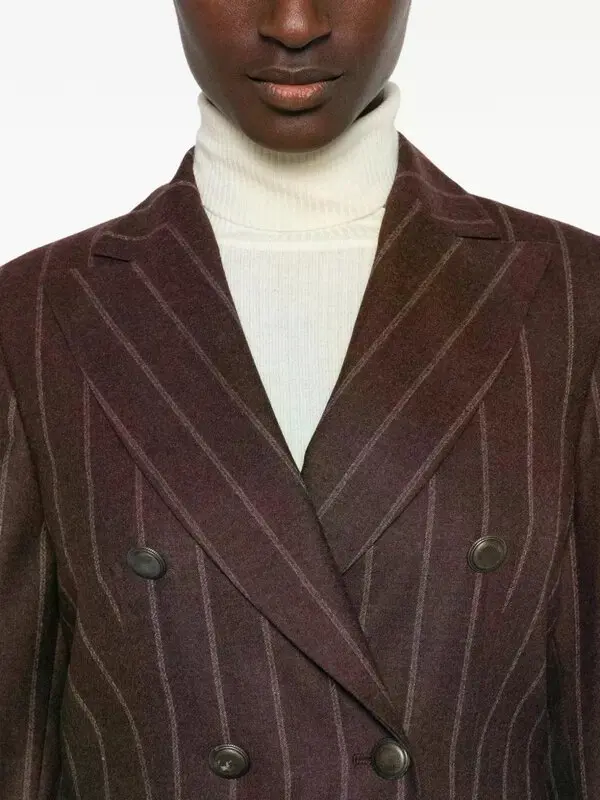 BARBA NAPOLI Pinstripe Double-breasted Blazer