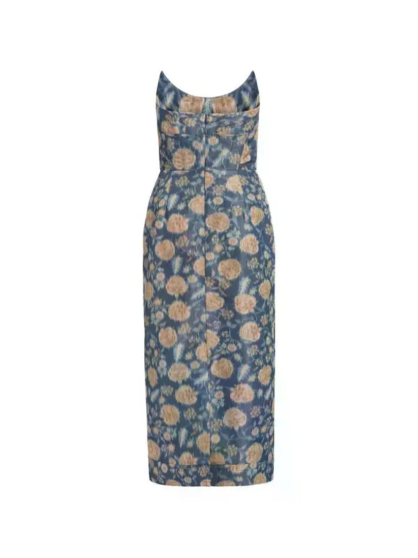 MARKARIAN Cypress Ikat-print Midi Dress