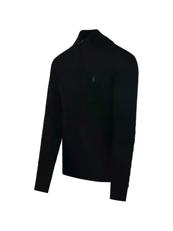 Polo Ralph Lauren Cable-knit Quarter-zip Sweater