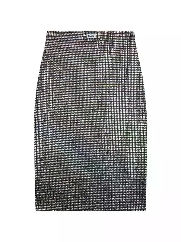 Gcds Shiny Pencil Midi Skirt