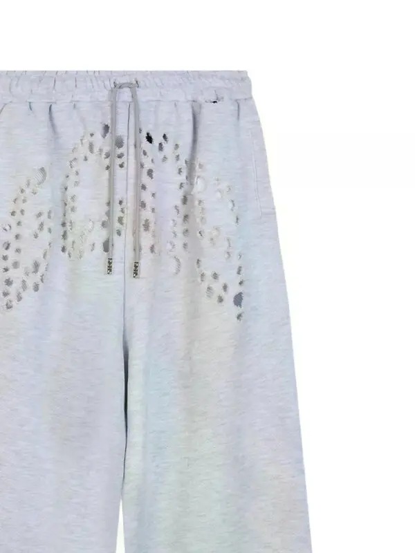 Gcds Logo-laser-cut Track Pants