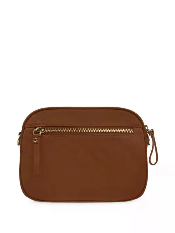 APATCHY LONDON Betty Grained-leather Crossbody Bag - Brown