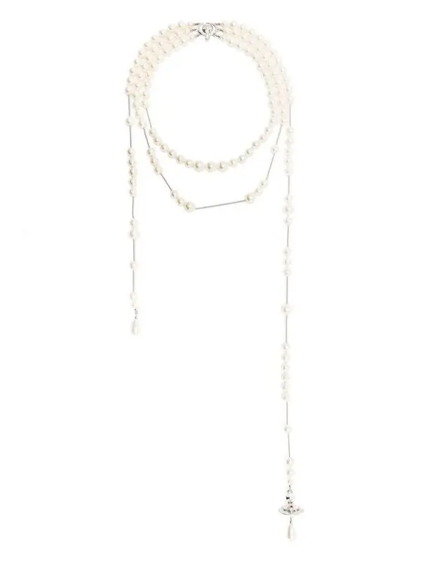 VIVIENNE WESTWOOD Necklace Broken Pearl "broken