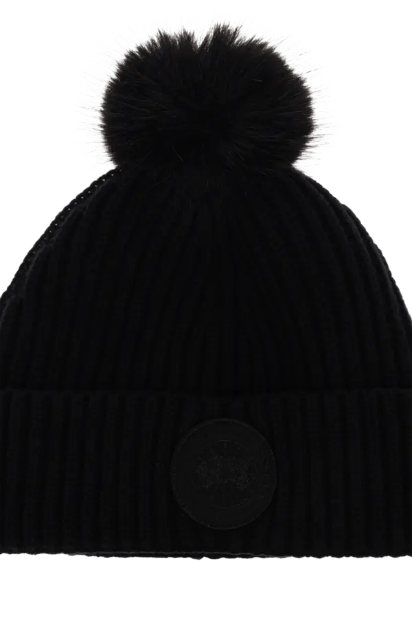 Canada Goose Wool Beanie With Pom-pom