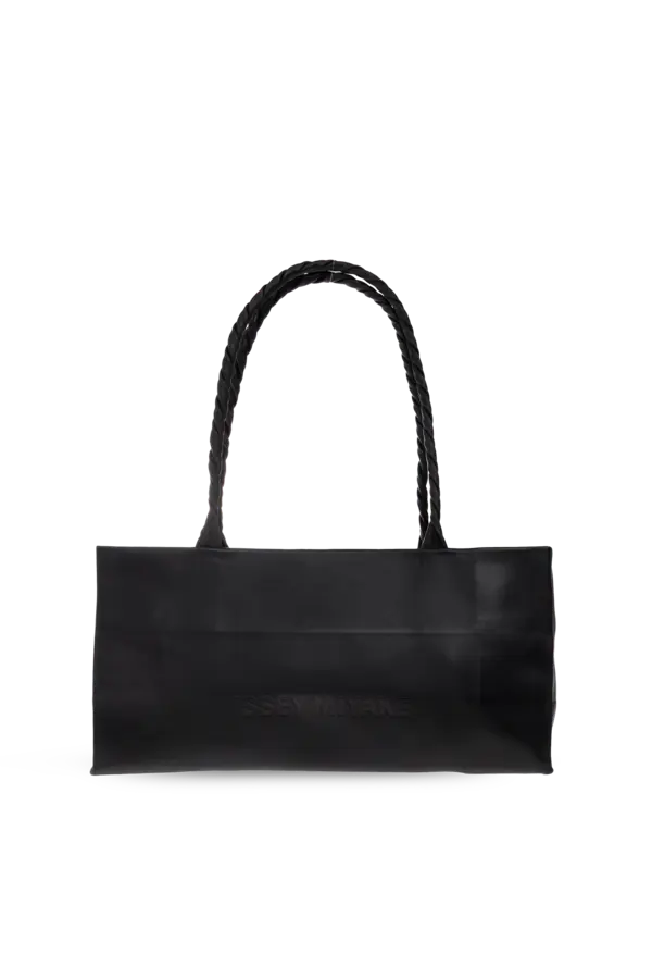 Issey Miyake Logo Shoulder Bag - Black