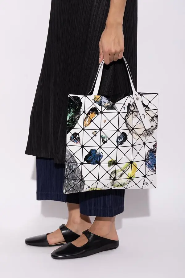 Issey Miyake Tote Bag With Colourful Print