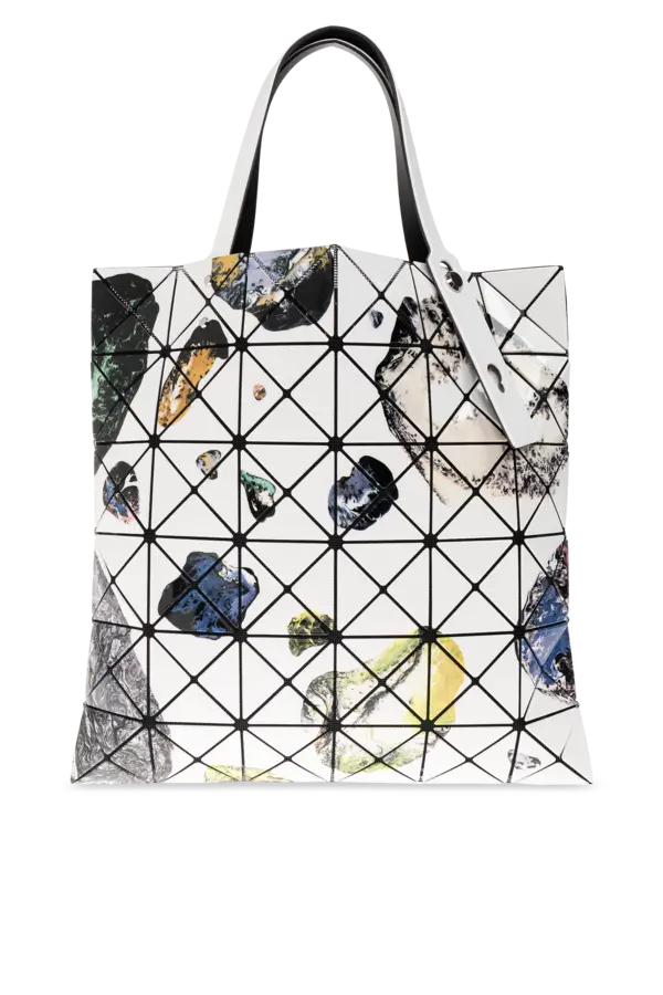 Issey Miyake Tote Bag With Colourful Print