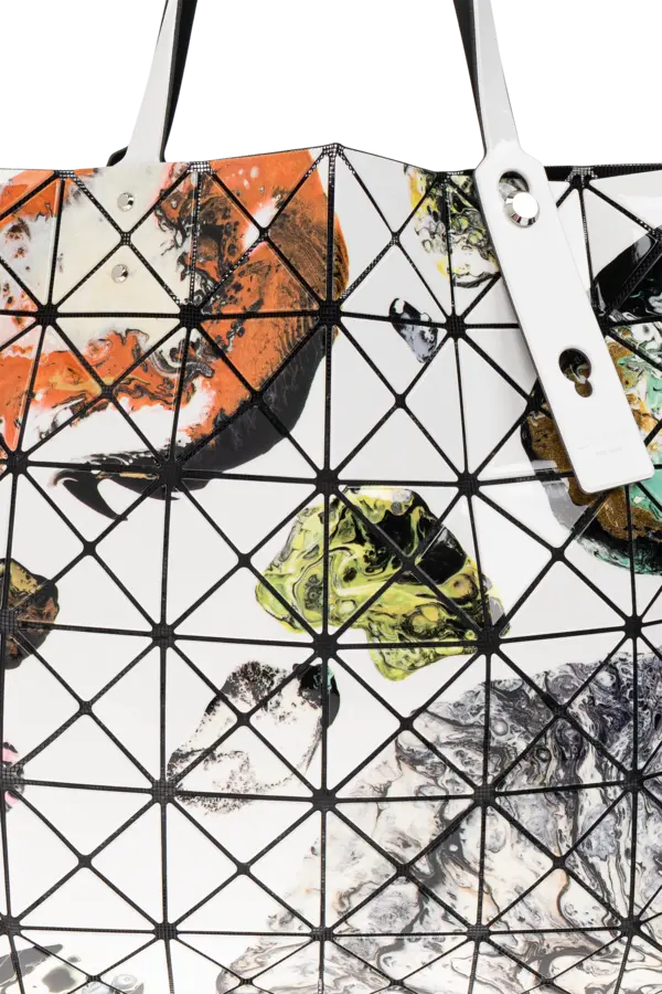 Issey Miyake Tote Bag With Colourful Print