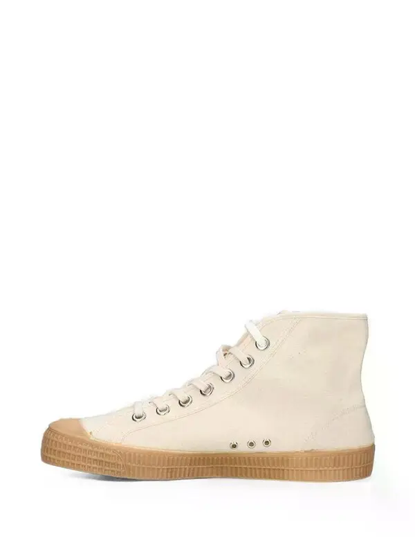 Novesta Logo-patch High-top Sneakers - Neutrals