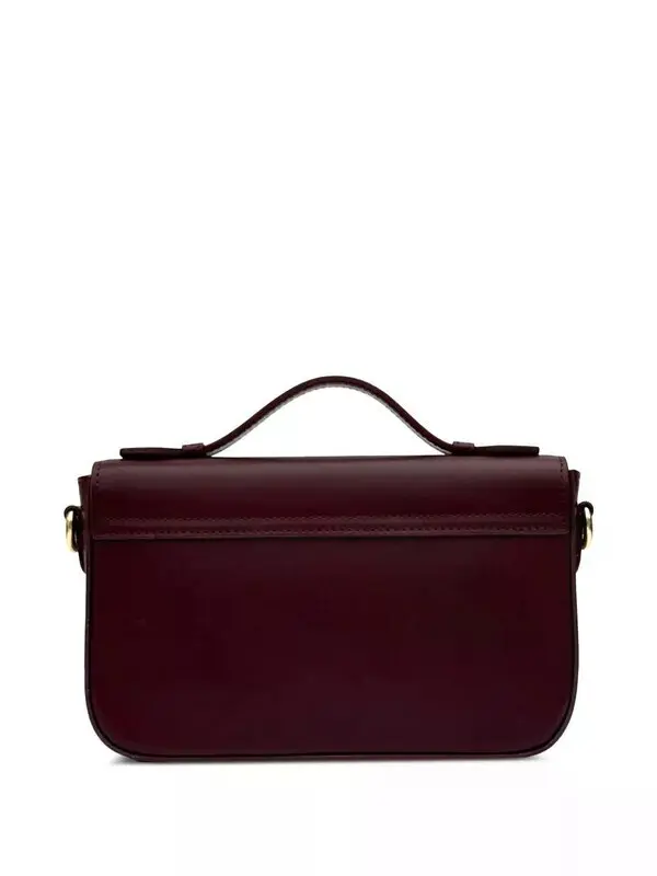APATCHY LONDON Flora Leather Tote Bag - Red
