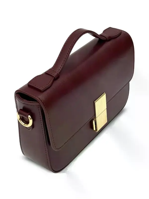 APATCHY LONDON Flora Leather Tote Bag - Red