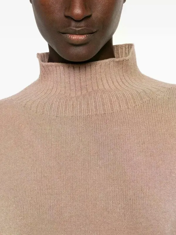 Imperial Ribbed-trim Short-sleeve Sweater