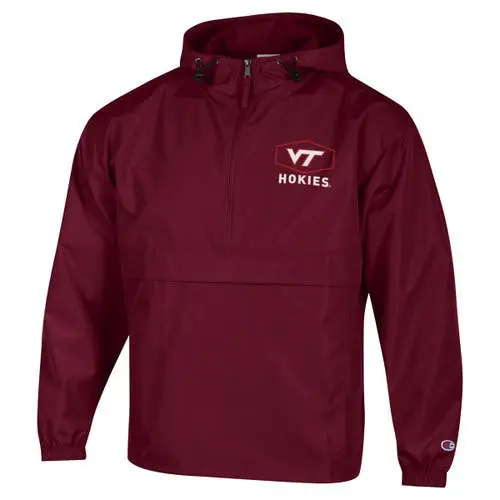 Champion Virginia Tech Hokies Delay Packable Half-zip Jacket