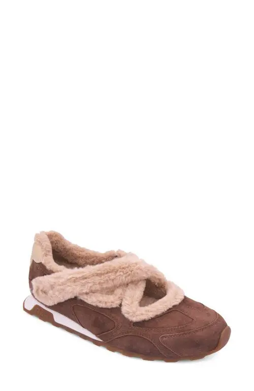 Ash Kore Bis Faux Fur Trimmed Leather Sneaker