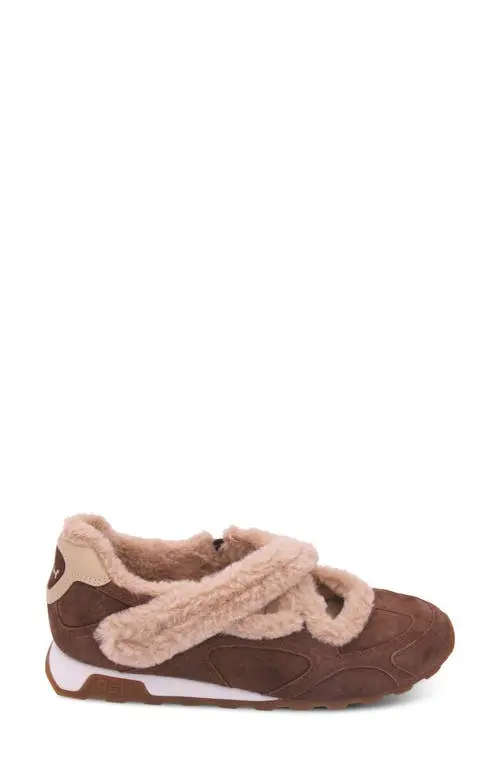 Ash Kore Bis Faux Fur Trimmed Leather Sneaker