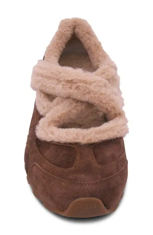 Ash Kore Bis Faux Fur Trimmed Leather Sneaker