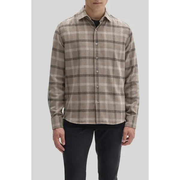 Robert Barakett Liam Plaid Button Down Shirt