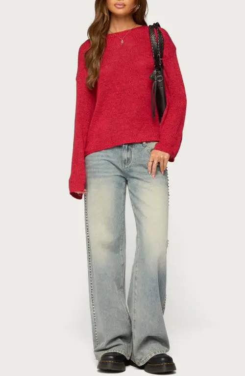 EDIKTED Drop Shoulder Sweater