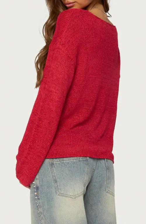 EDIKTED Drop Shoulder Sweater
