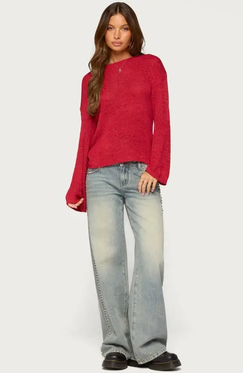 EDIKTED Drop Shoulder Sweater