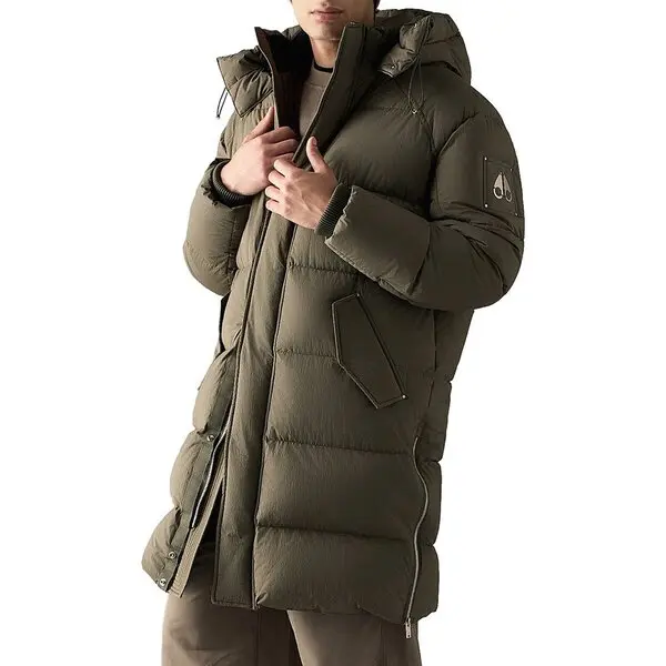 Moose Knuckles Everest Down Puffer Parka - Combat