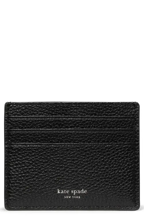 Kate Spade New York Classic Pebbled Leather Card Case