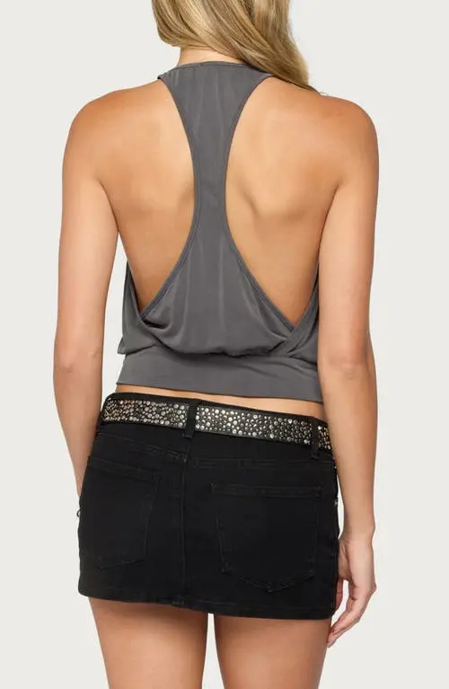 EDIKTED Eline Pleated Tank Top