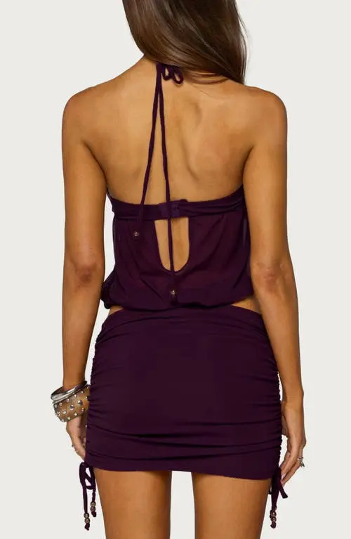 EDIKTED Lorine Bubble Halter Top