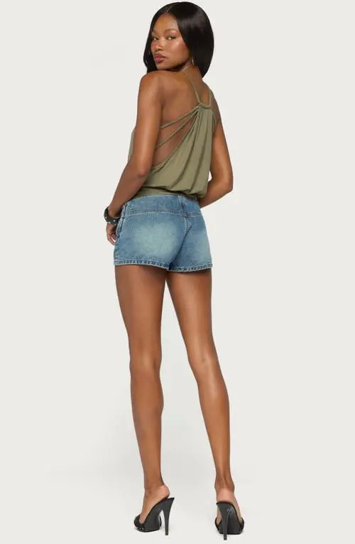 EDIKTED Everi Strappy Back Top