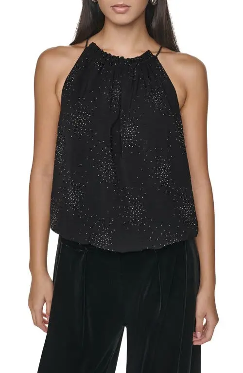 Dkny Firework Embellish Sleeveless Top