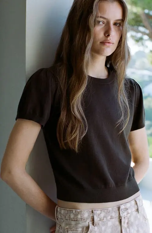 Mango Short Sleeve Knit Sweater