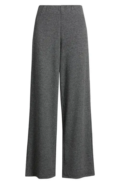 24COLOURS Herringbone Pull-on Pants