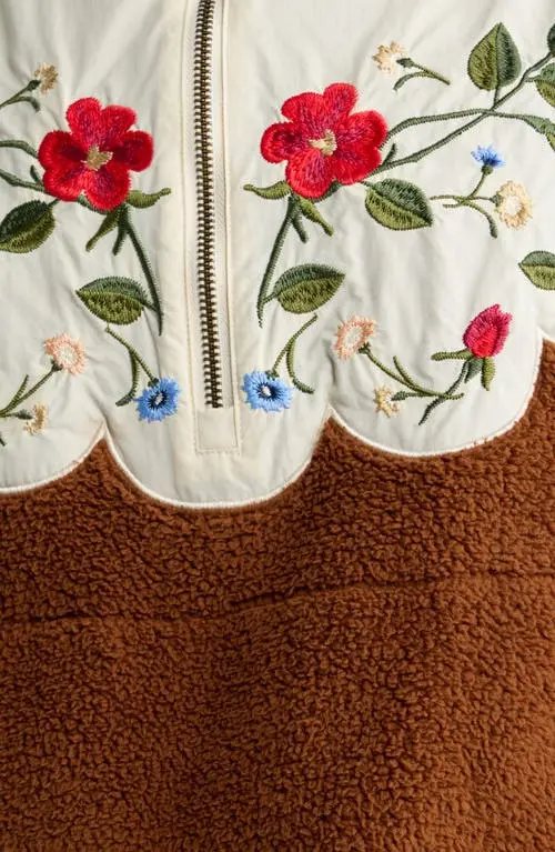 The Great. The Plush Wildflower Pullover