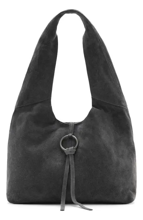 Mango Suede Shoulder Bag