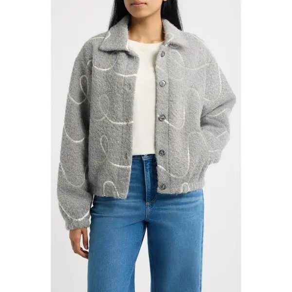 24COLOURS Squiggle Bomber Jacket