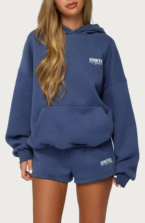 EDIKTED New York Graphic Hoodie