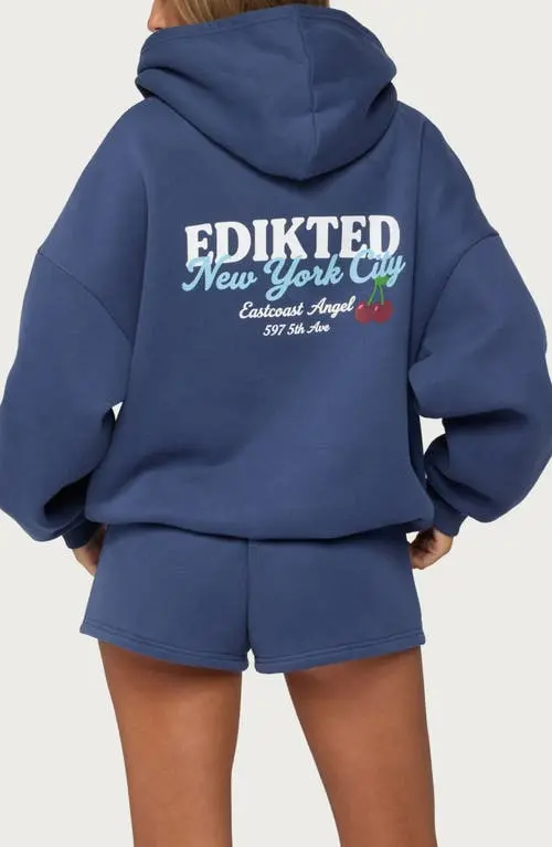 EDIKTED New York Graphic Hoodie