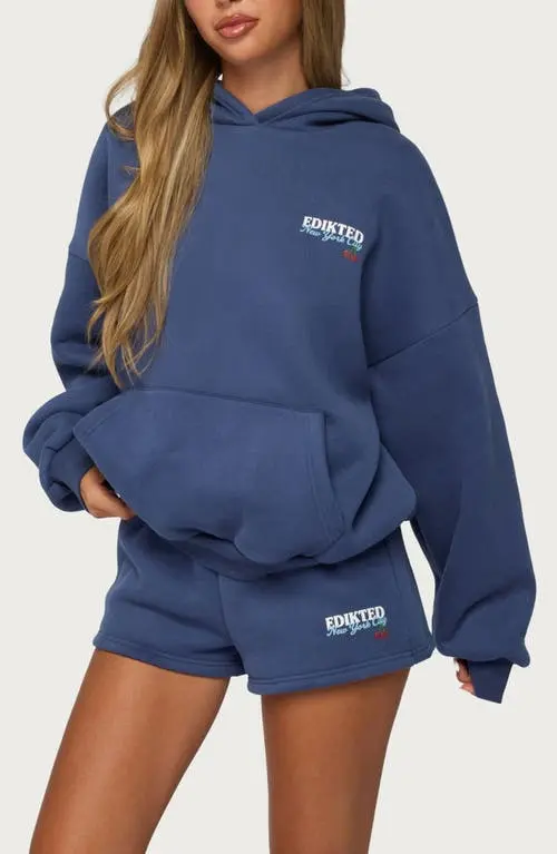 EDIKTED New York Graphic Hoodie