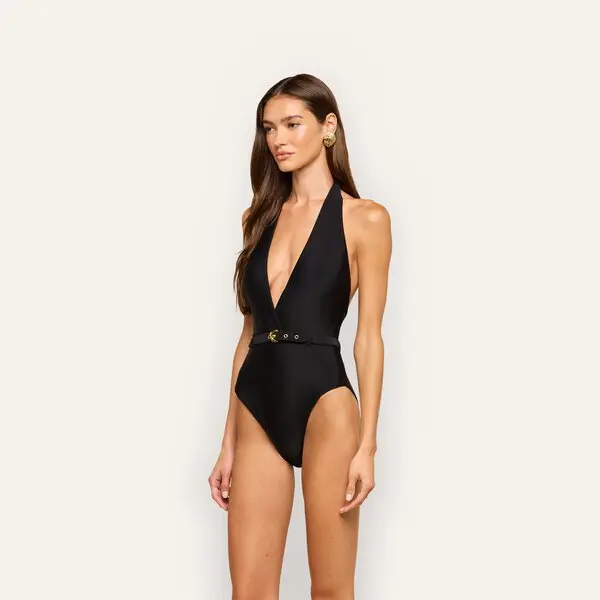 L'Agence Sidney Plunge One-piece Swimsuit