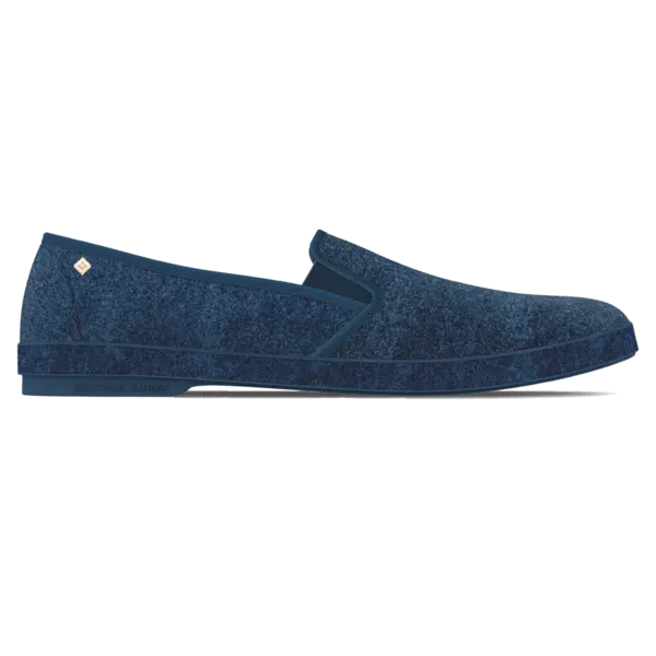 Rivieras Classic Felt Slip-on Loafer - Navy