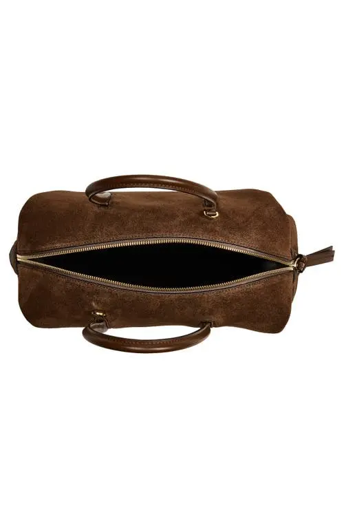 DEMELLIER The Midi Suede Stockholm Bag - Mocha