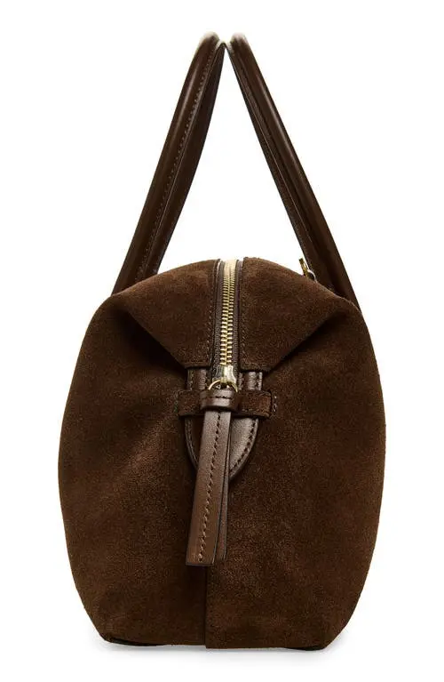 DEMELLIER The Midi Suede Stockholm Bag - Mocha